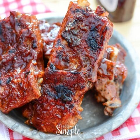 Instant Pot Apple BBQ Side Ribs - Recipes Simple