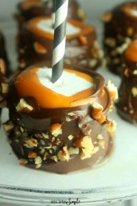 Turtle Dipped Marshmallows - Recipes Simple