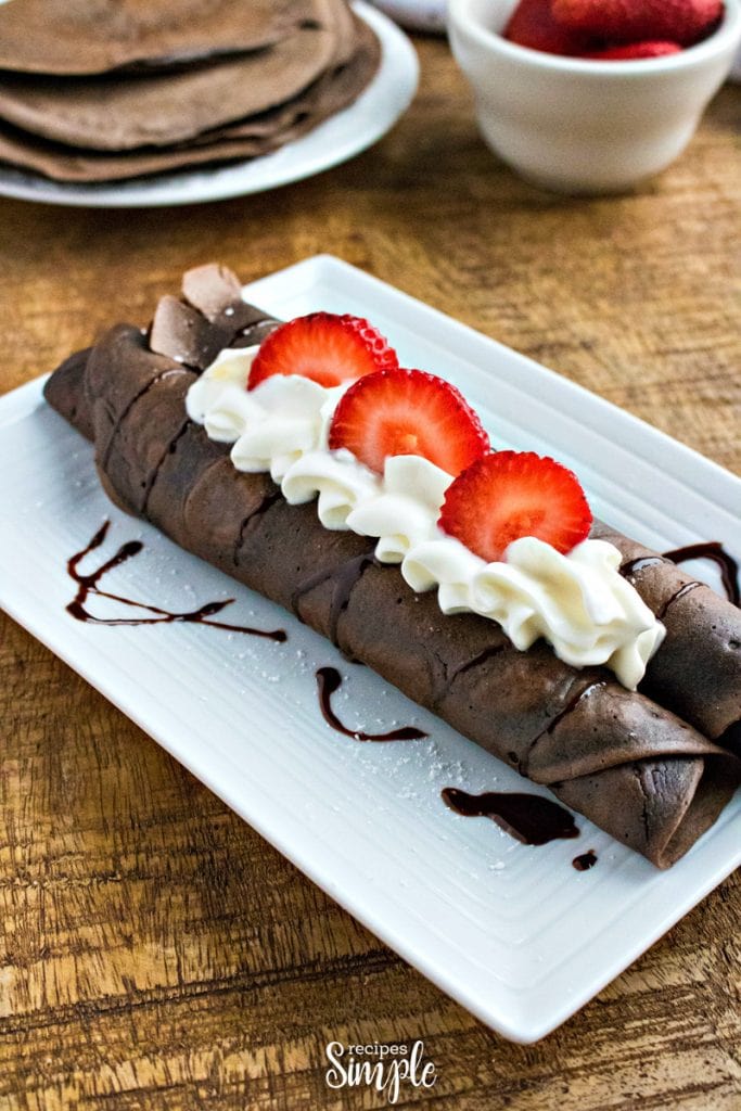 Chocolate Dessert Crepes - Recipes Simple