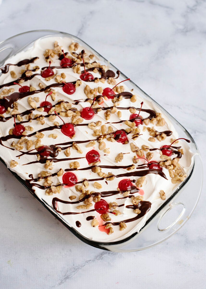No Bake Banana Split Dessert Recipe - Recipes Simple
