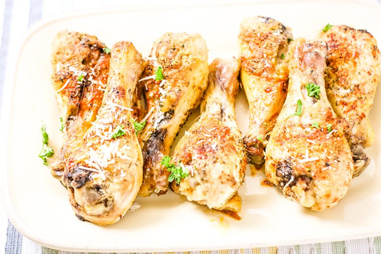 Baked Parmesan Chicken Legs - Recipes Simple