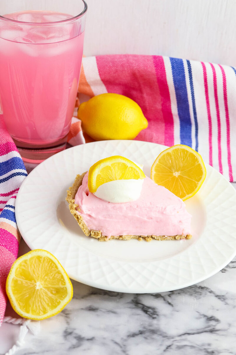 No Bake Pink Lemonade Pie - Recipes Simple