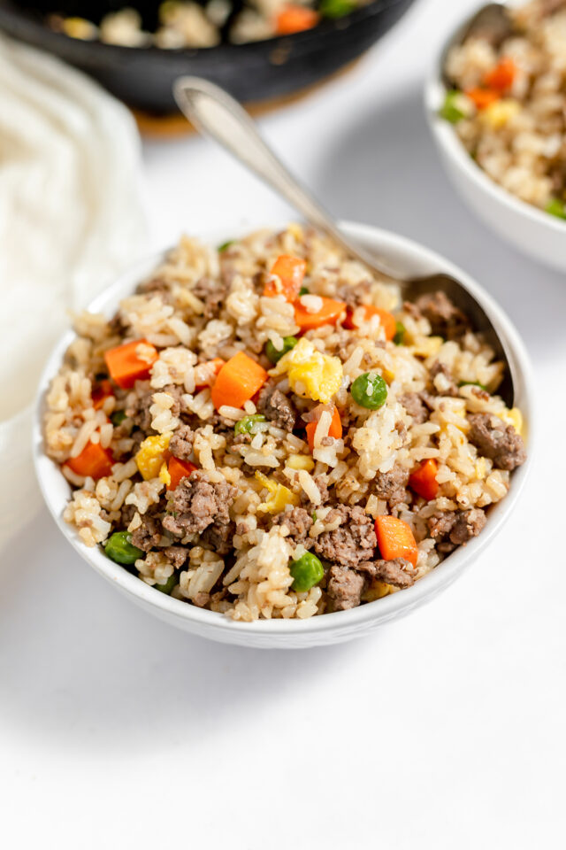 Ground Beef Fried Rice - Recipes Simple