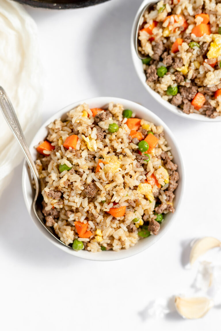 Ground Beef Fried Rice - Recipes Simple