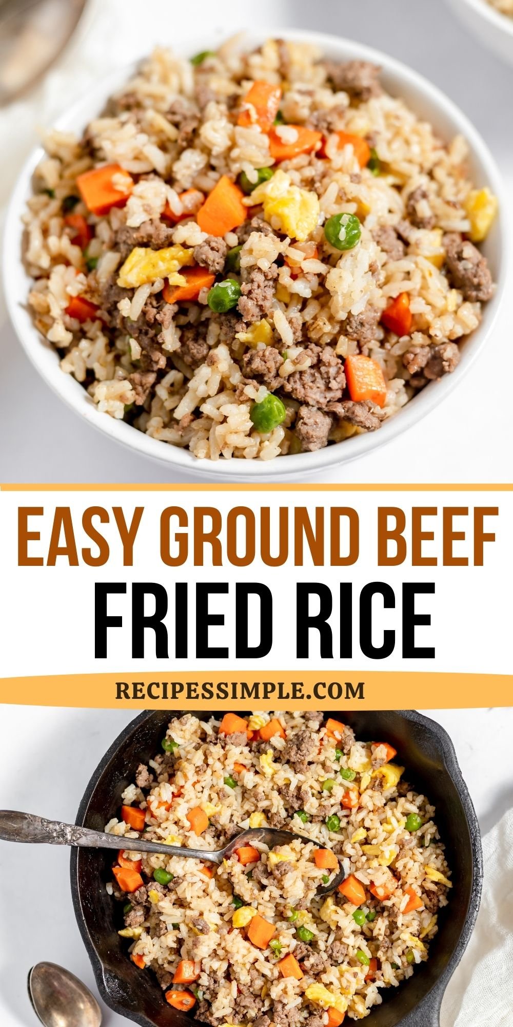 Ground Beef Fried Rice - Recipes Simple