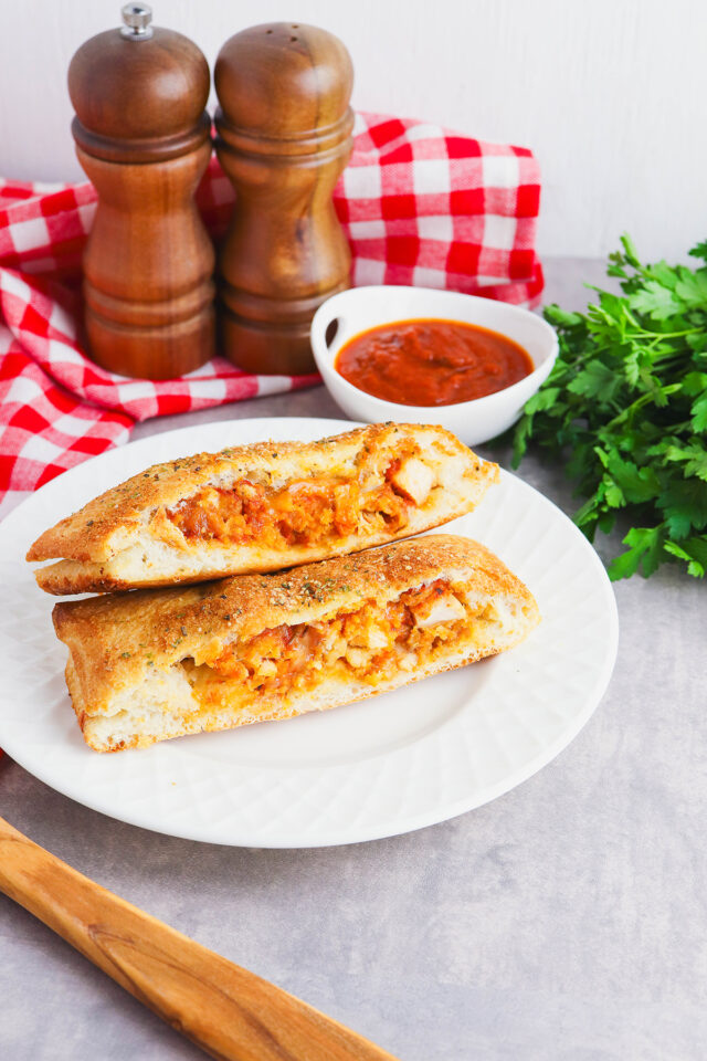Chicken Parmesan Stromboli - Recipes Simple