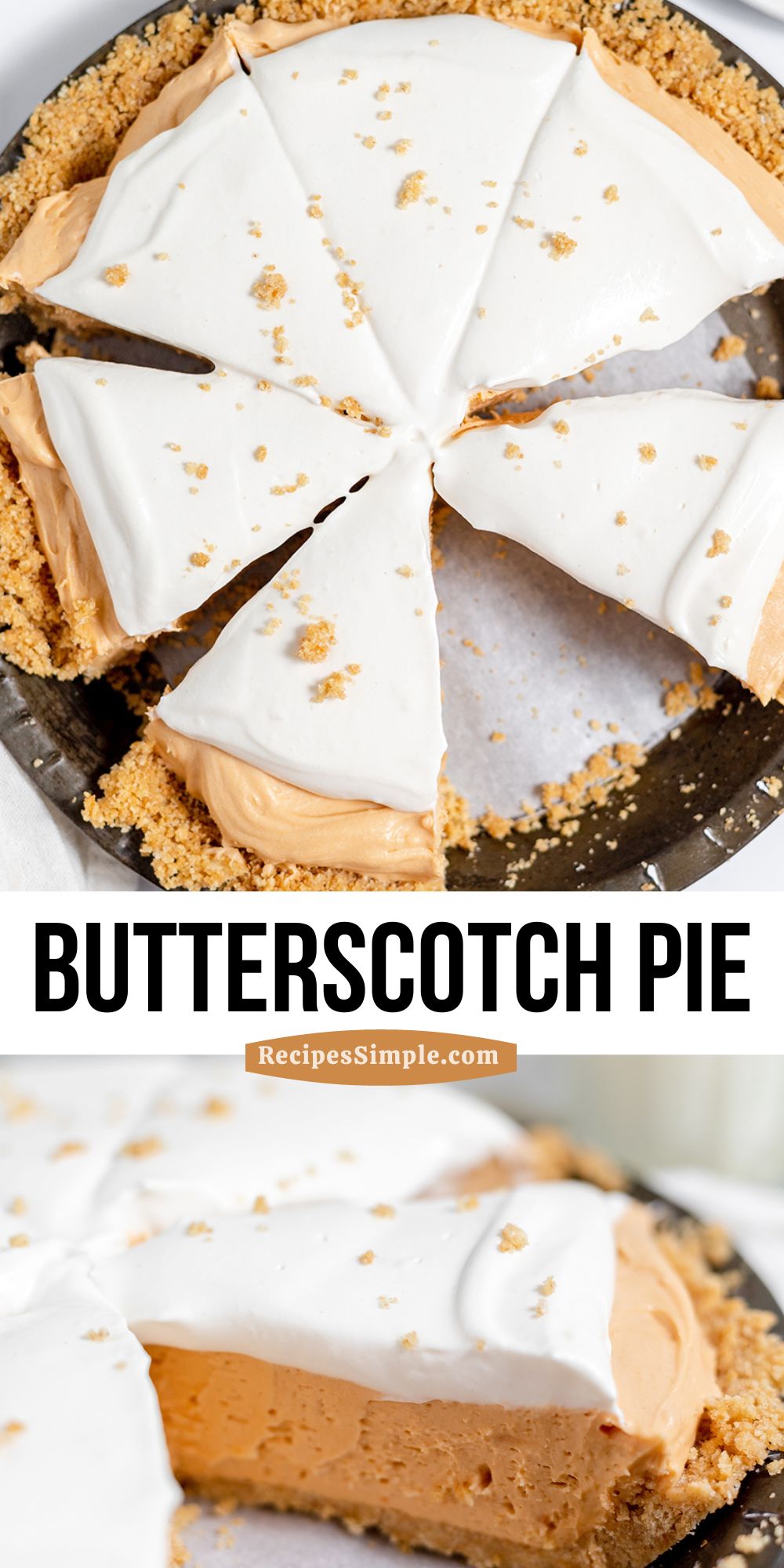 Butterscotch Pie - Recipes Simple