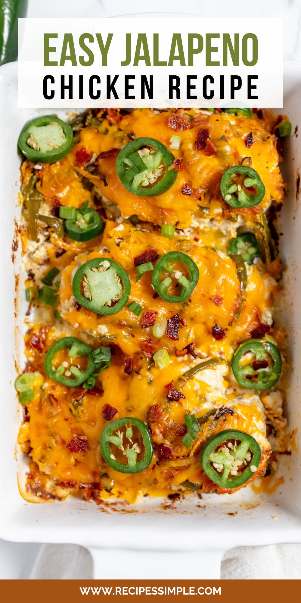 Jalapeno Popper Chicken - Recipes Simple