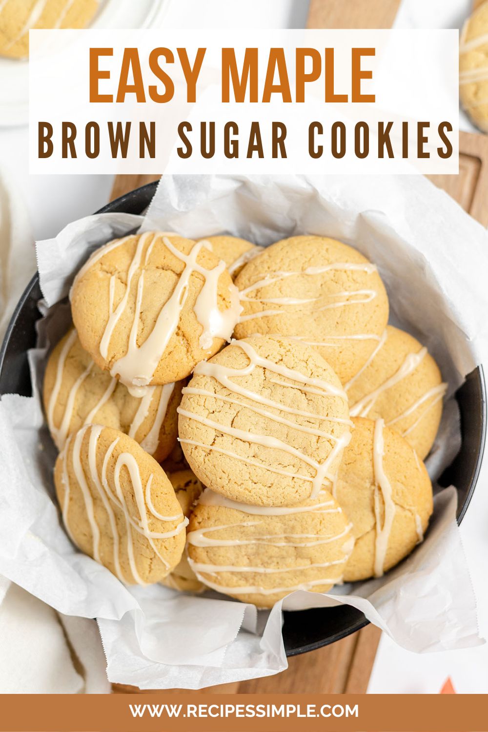 Maple Brown Sugar Cookies - Recipes Simple