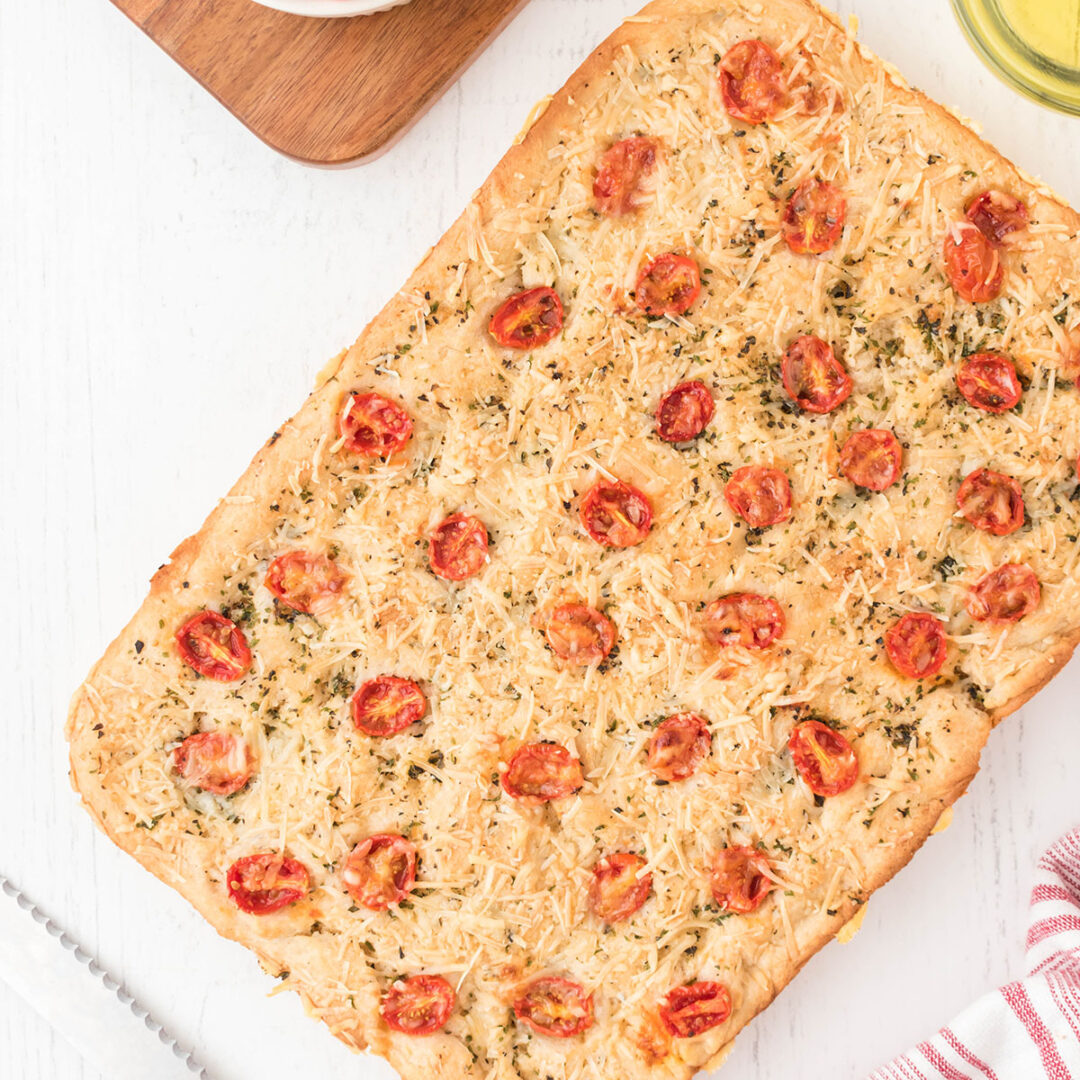 Tomato Focaccia Bread - Recipes Simple