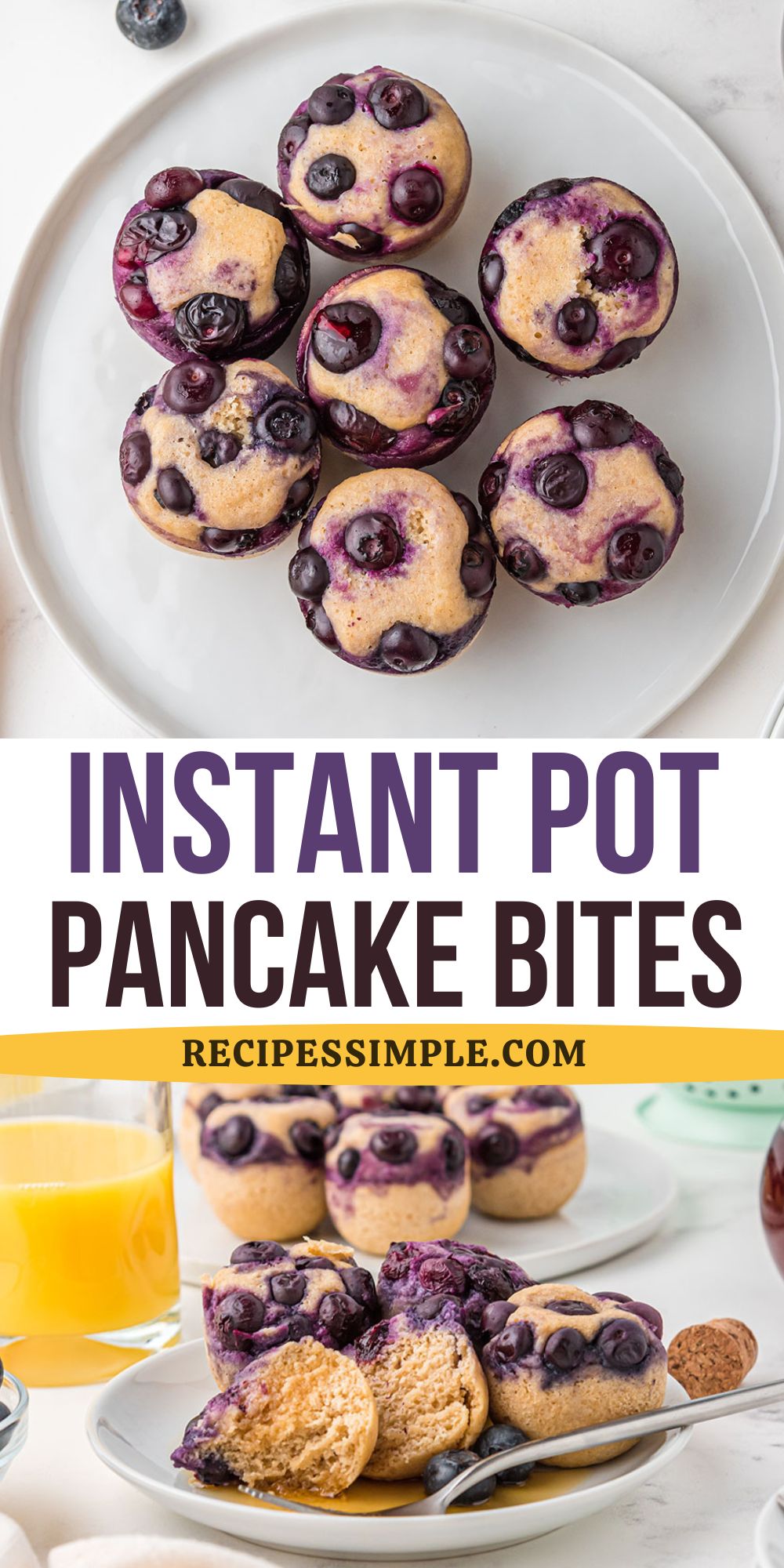 Instant Pot Pancake Bites - Recipes Simple