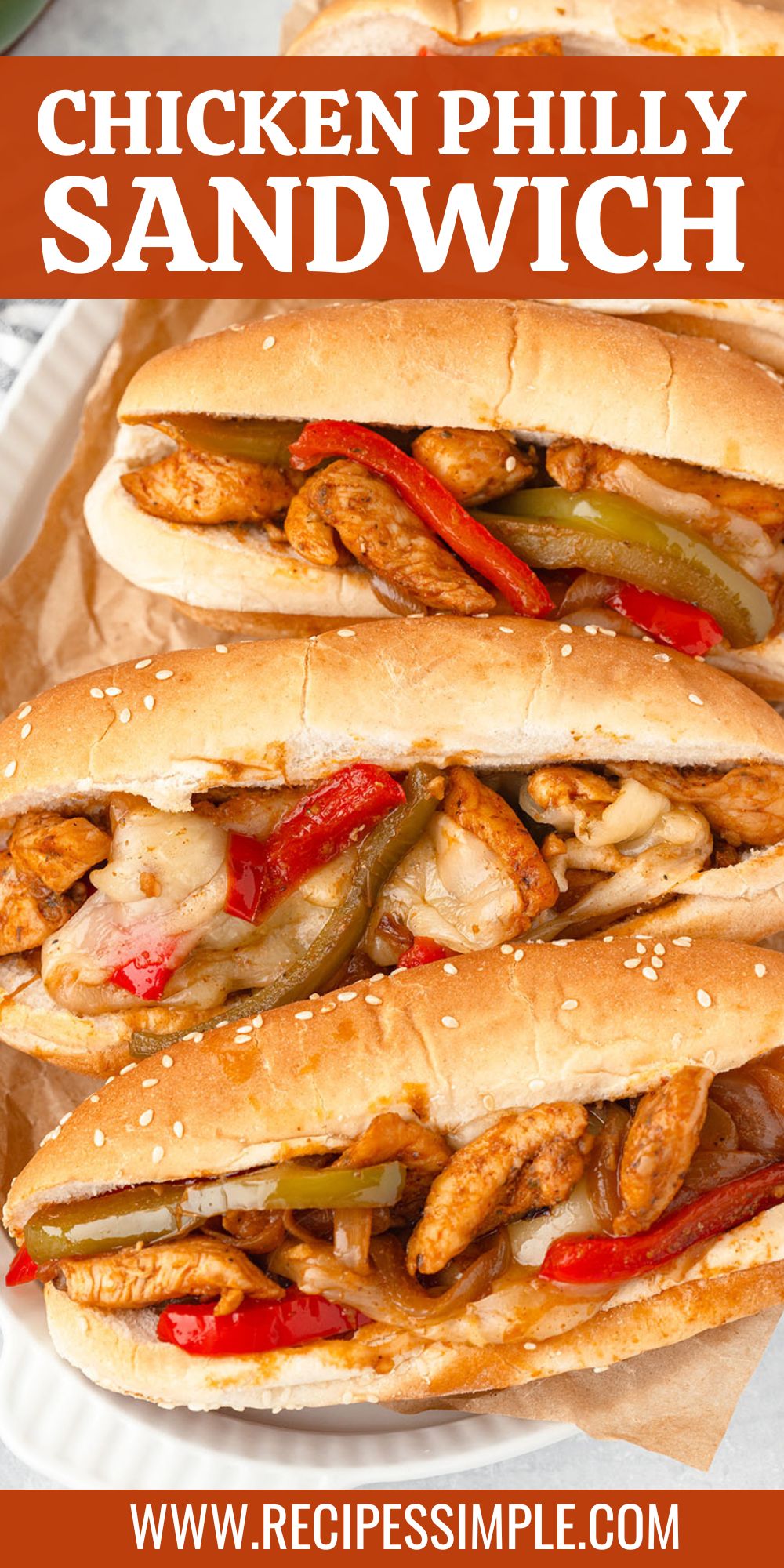 Chicken Philly Sandwiches - Recipes Simple