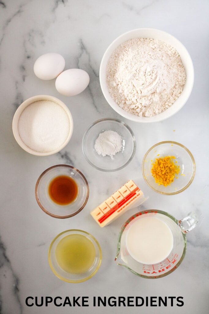 Lemon Cupcakes with Blueberry Buttercream - Recipes Simple