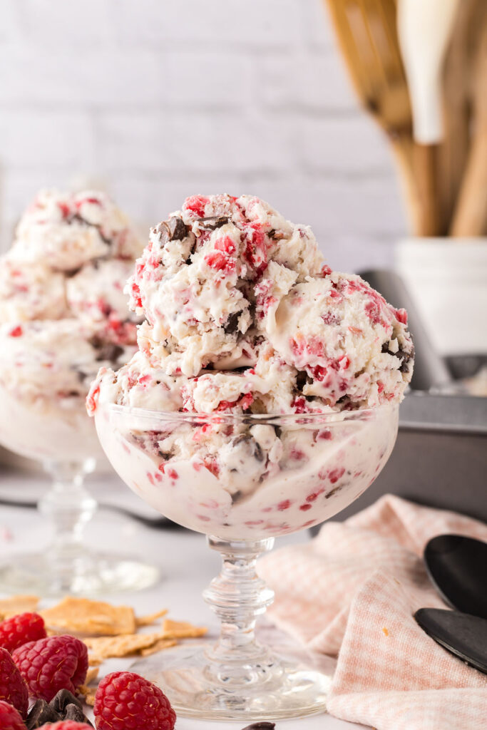 Dark Chocolate Raspberry Ice Cream - Recipes Simple
