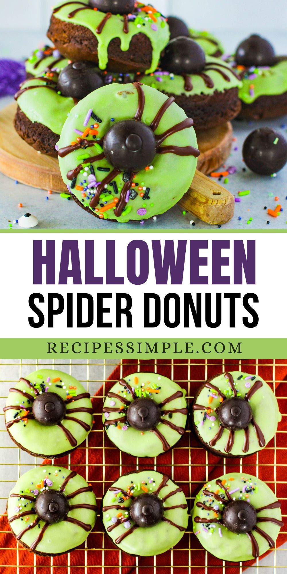 Spider Donuts - Recipes Simple