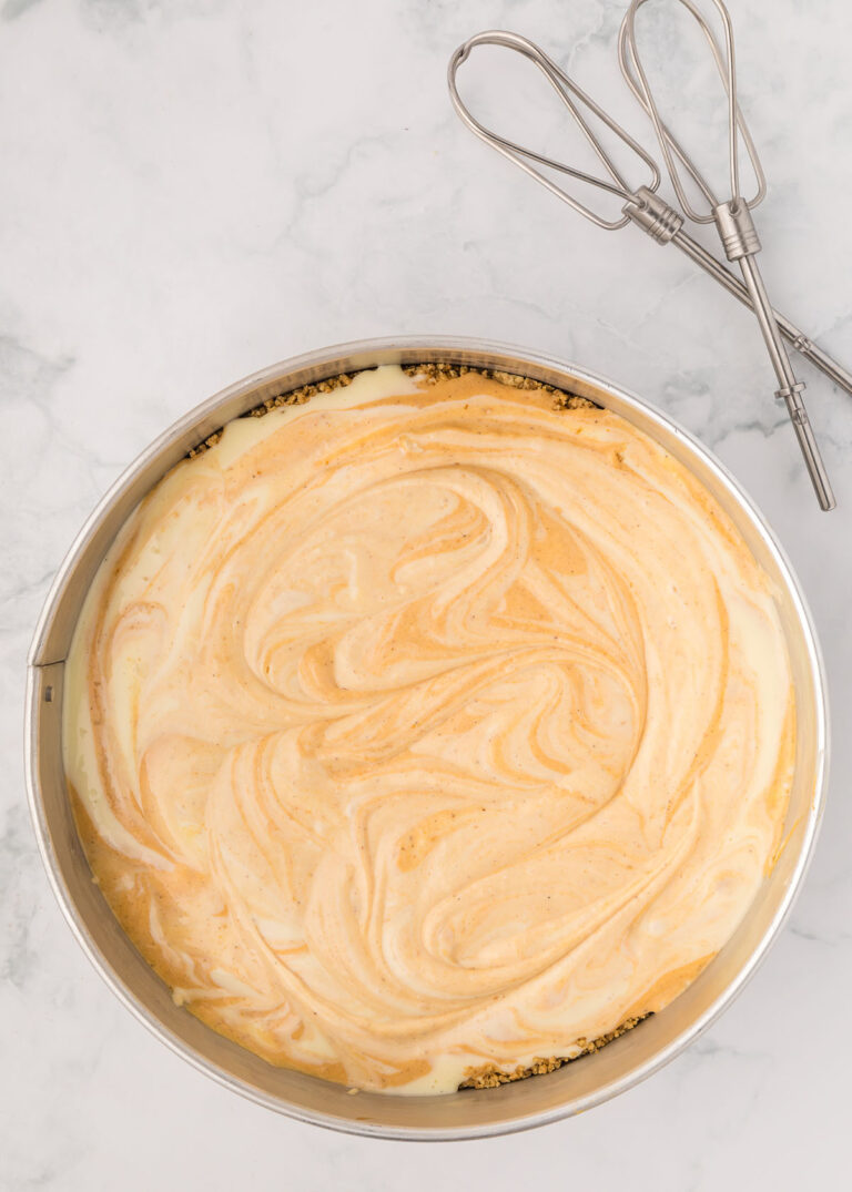 Pumpkin Swirl Cheesecake - Recipes Simple