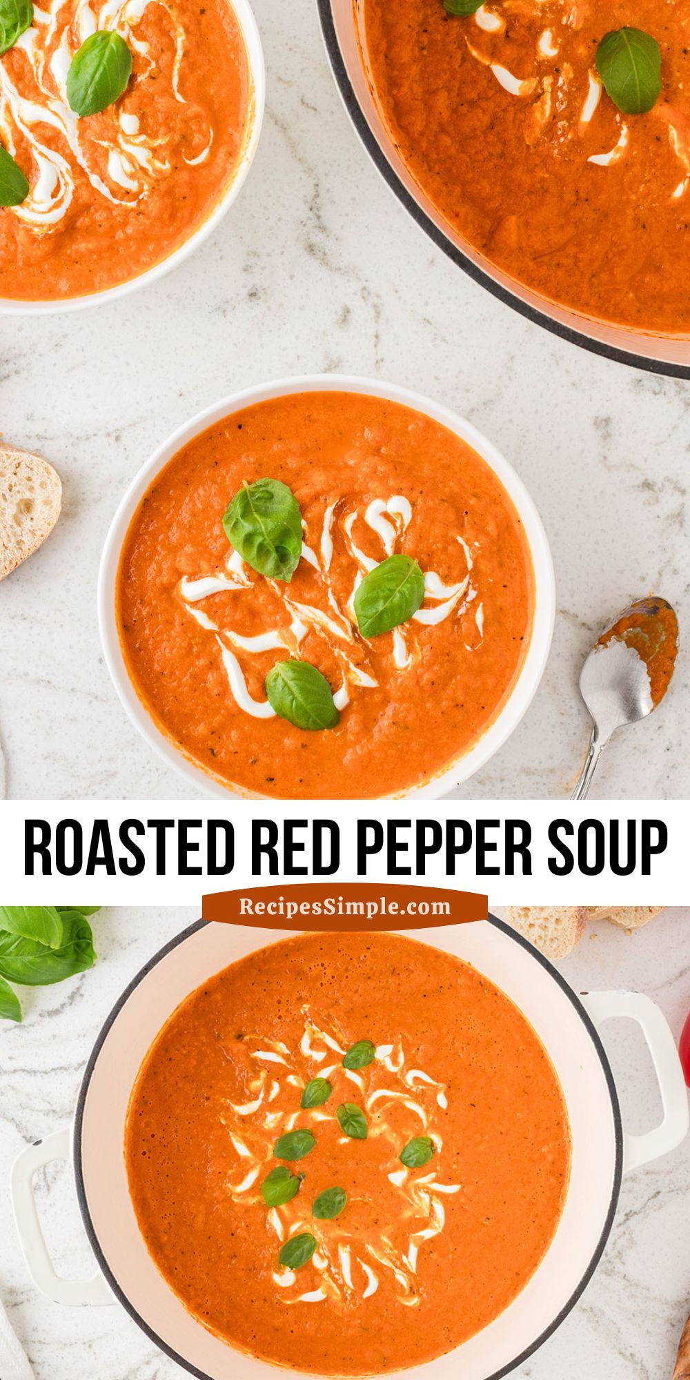 Roasted Red Pepper Soup - Recipes Simple