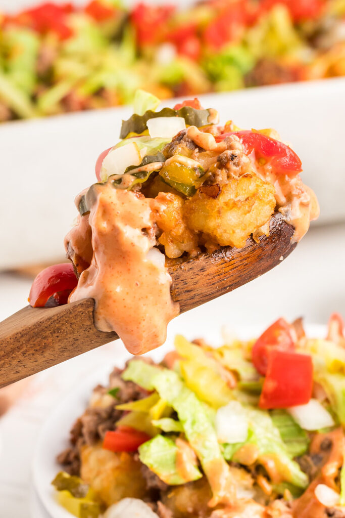 Big Mac Tater Tot Casserole - Recipes Simple