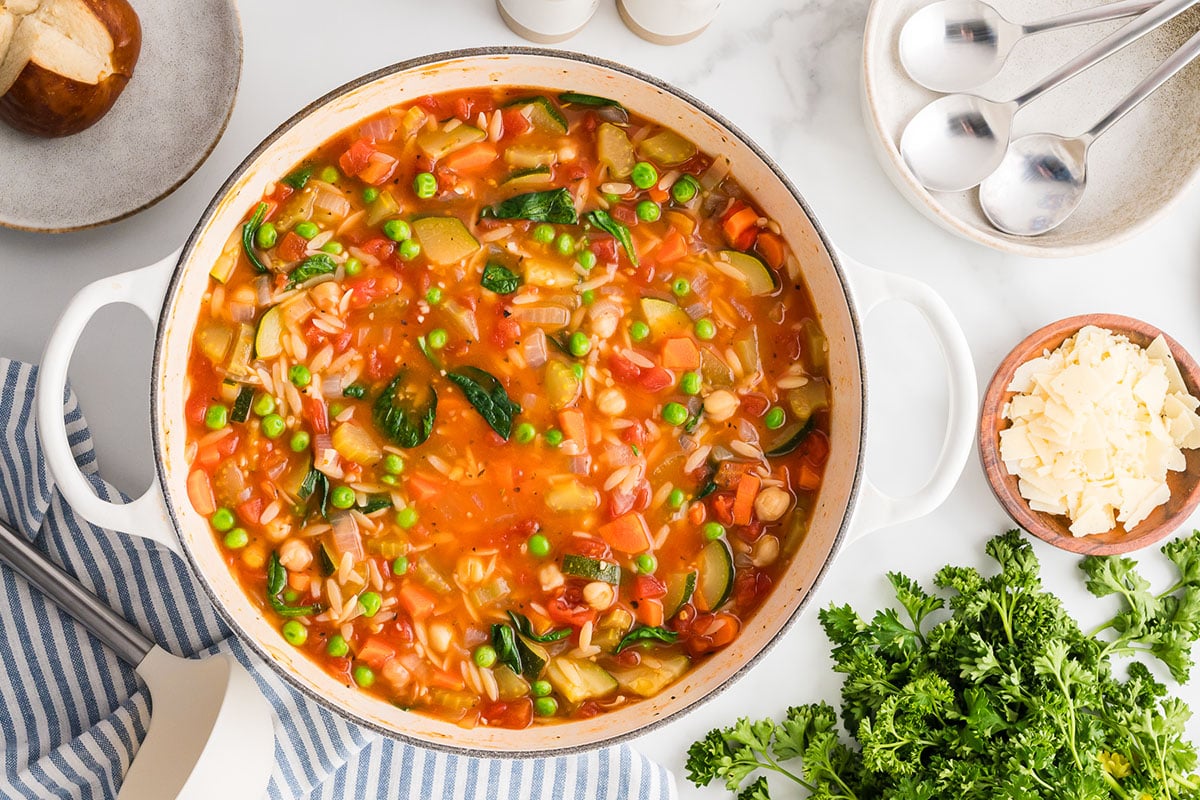 Vegetable Orzo Soup - Recipes Simple